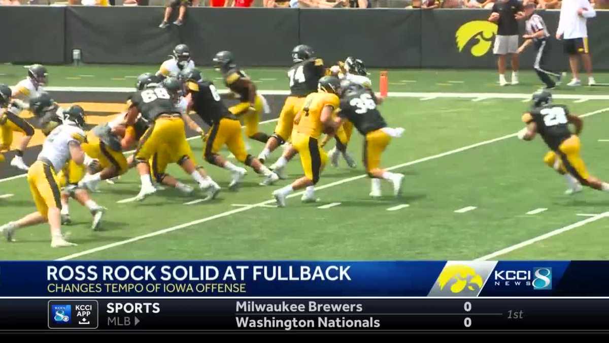 Ross still rock solid as Iowa fullback