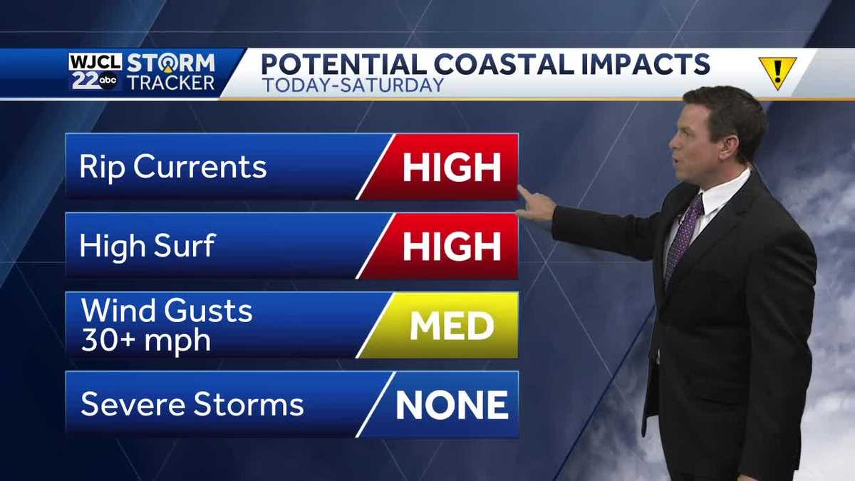 A coastal low will impact our weather to start the weekend