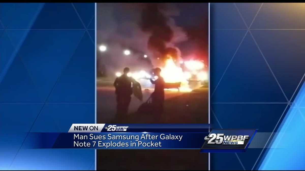 Man sues Samsung after Galaxy Note 7 explodes in pocket