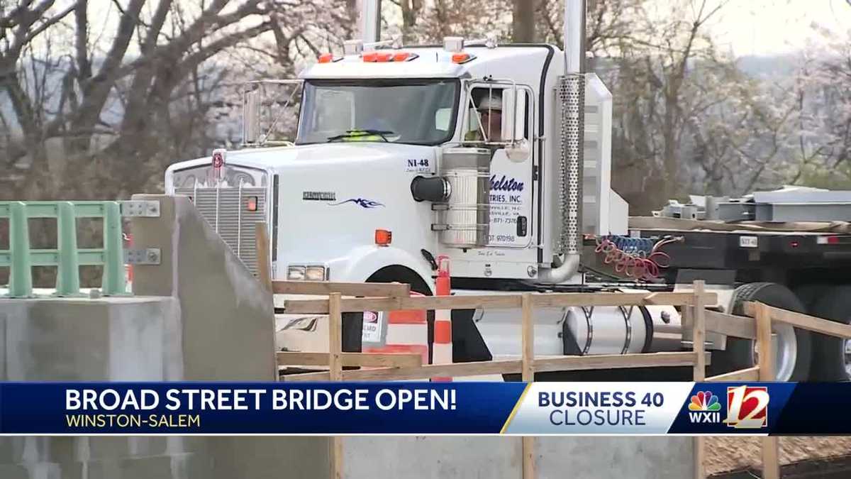 Broad Street bridge reopens months ahead of original schedule