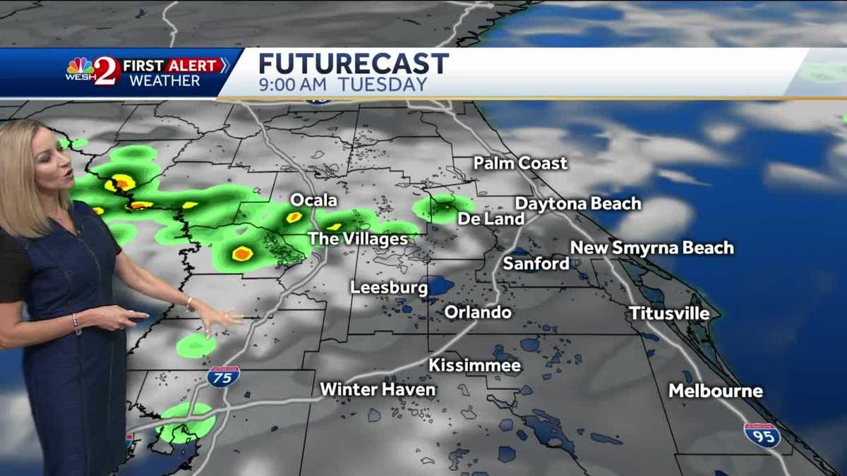 Tracking rain Tuesday