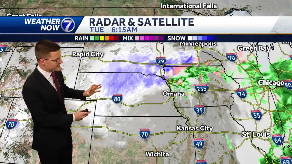 Omaha morning weather forecast for Tuesday, January 3