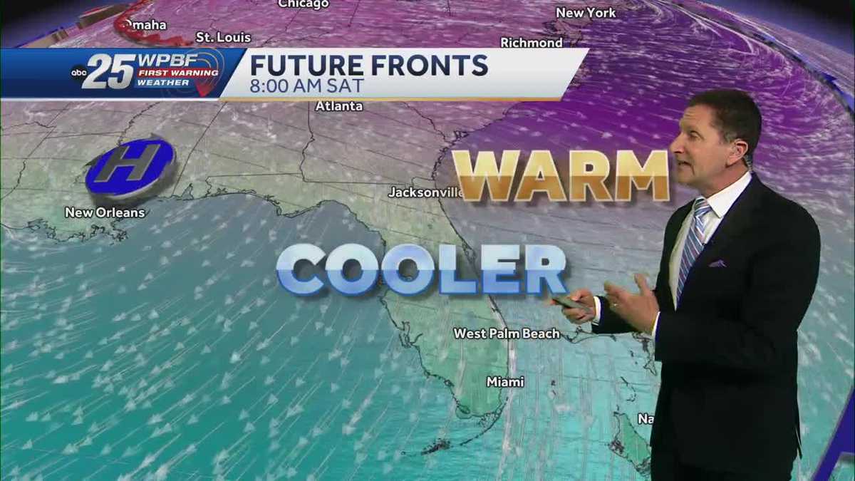 Warm days and cool nights ahead for South Florida