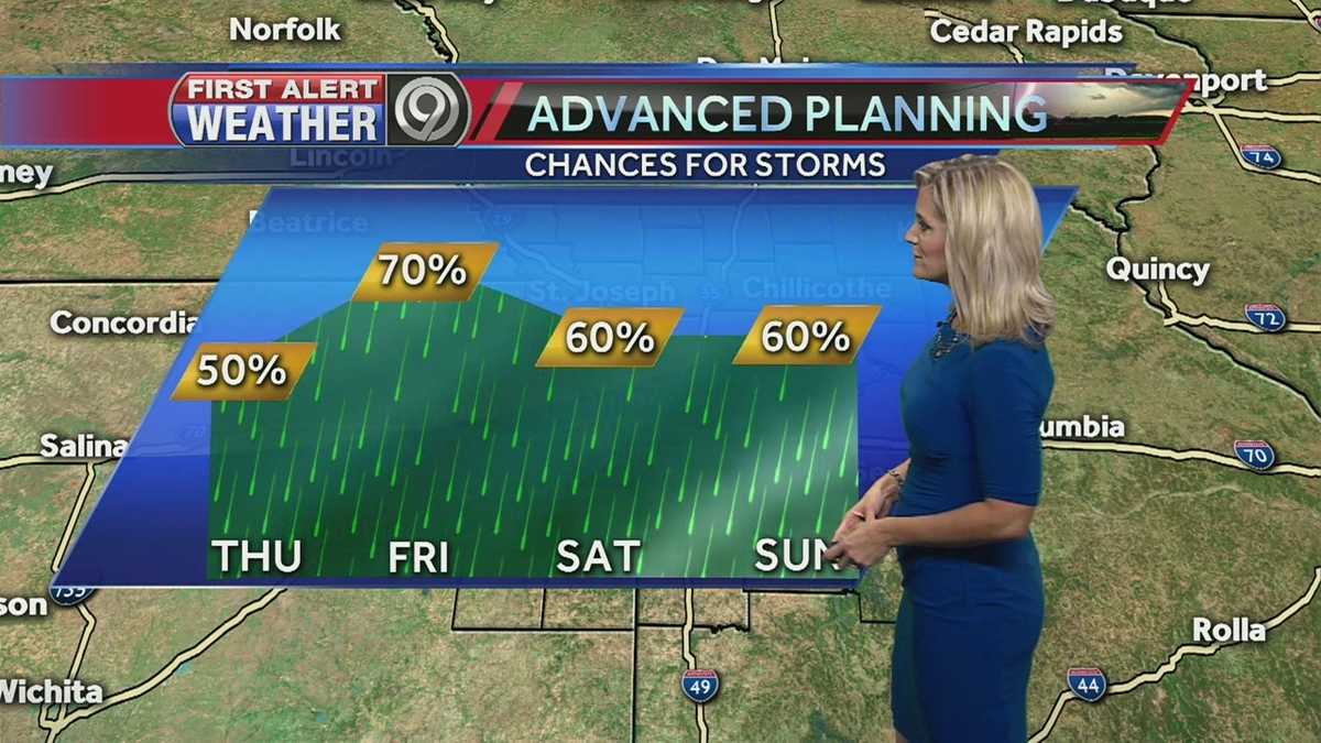 Dodging rain Thursday