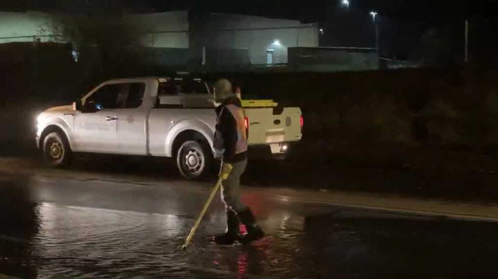 Manchester, New Hampshire water main breaks near Walmart