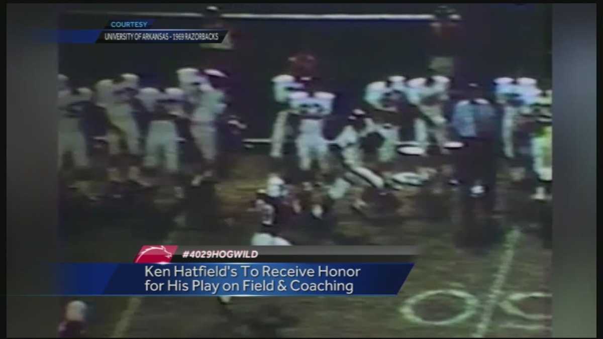 Hogwild : Ken Hatfield honored at half for his playing and coaching years