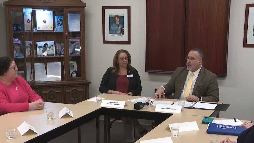 Education secretary touts student loan forgiveness program in NH visit