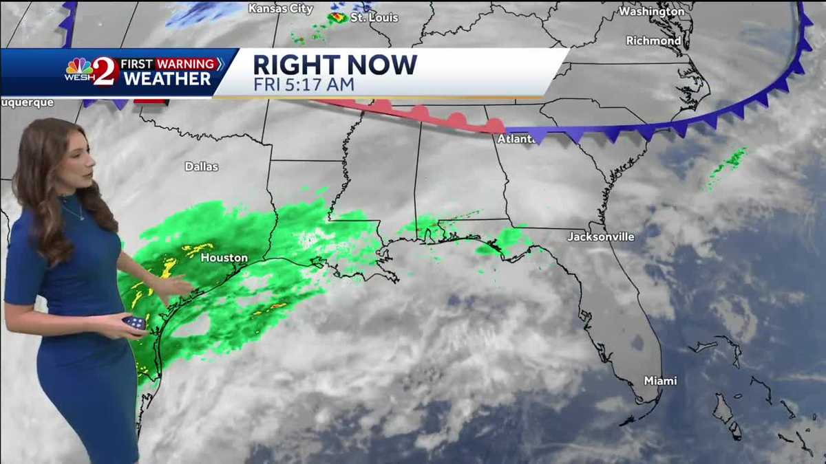Florida forecast: Clouds building Friday ahead of weekend washout