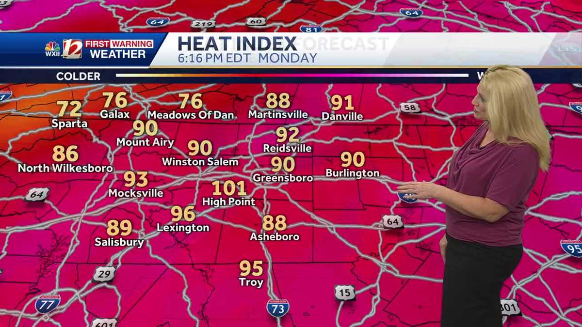Heat Wave Ramping up in North Carolina, Tracking the Tropics