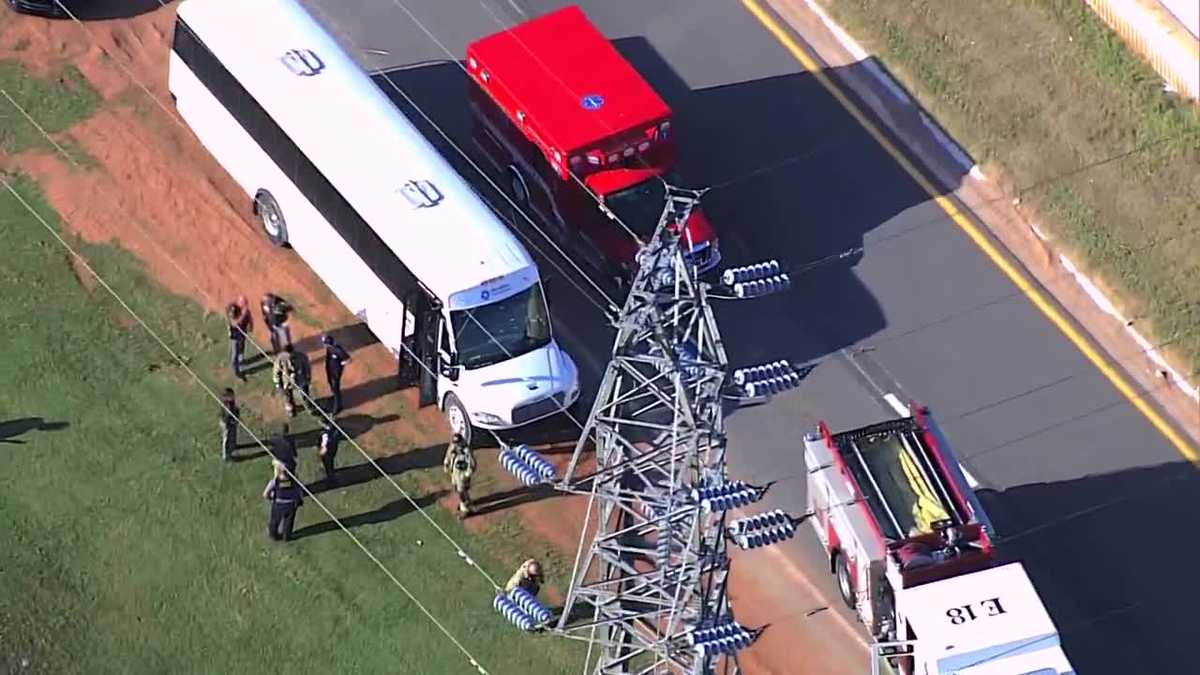 Oklahoma DOC bus pulled over off I-35 due to medical issue