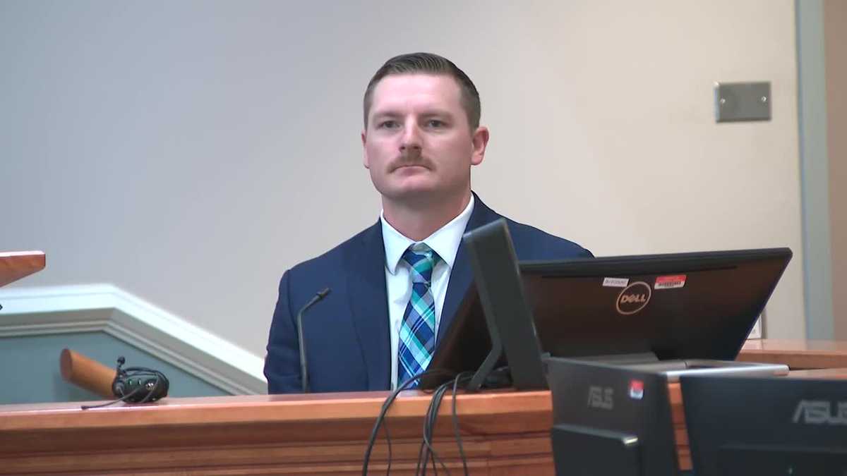 Dale Holloway trial video: Pelham police officer takes stand