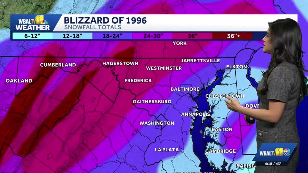 Weather Talk: 30 years since beginning of 1996 blizzard