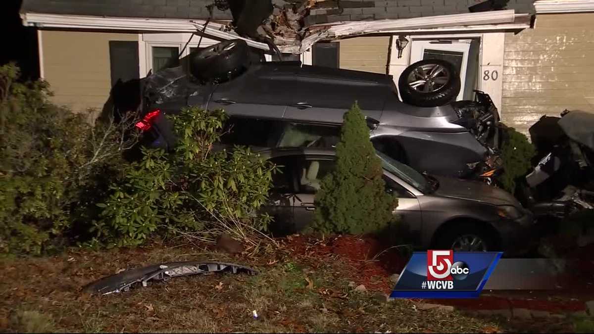 Homeowners forced from home after massive pick-up truck crash