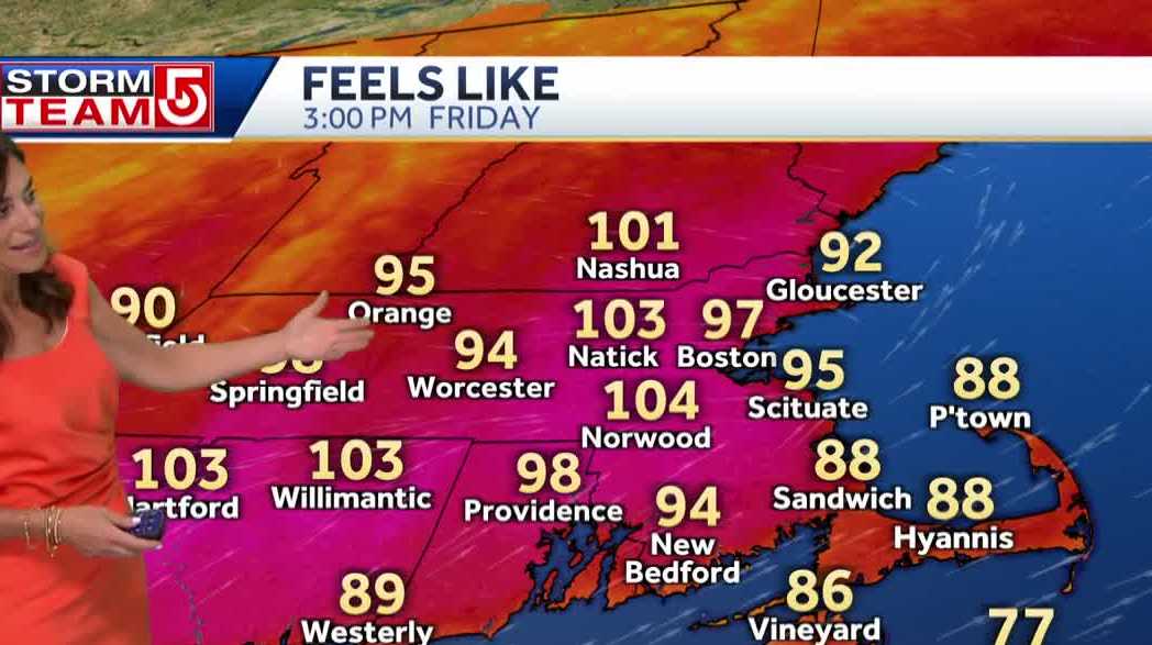 Video: Heat index may reach over 100 degrees
