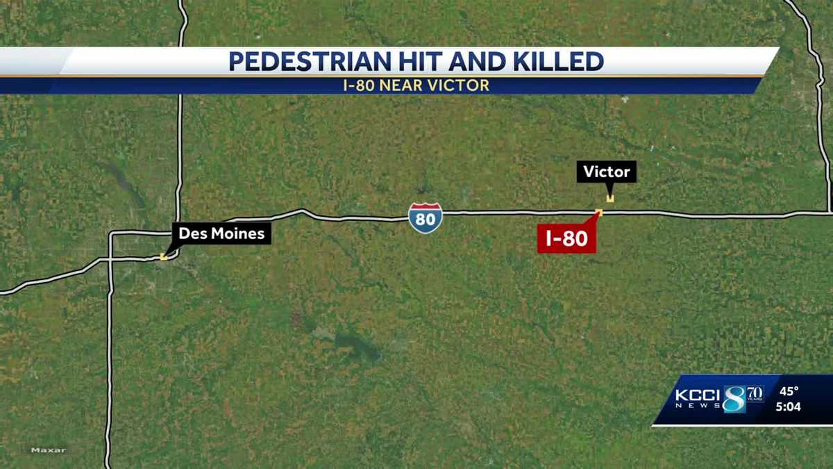 Ohio man identified as pedestrian killed in crash on Interstate 80 in Iowa