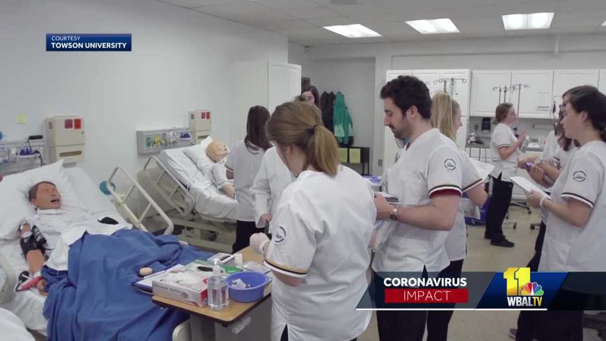 Responding to call for help, Towson nursing students graduate early to ...