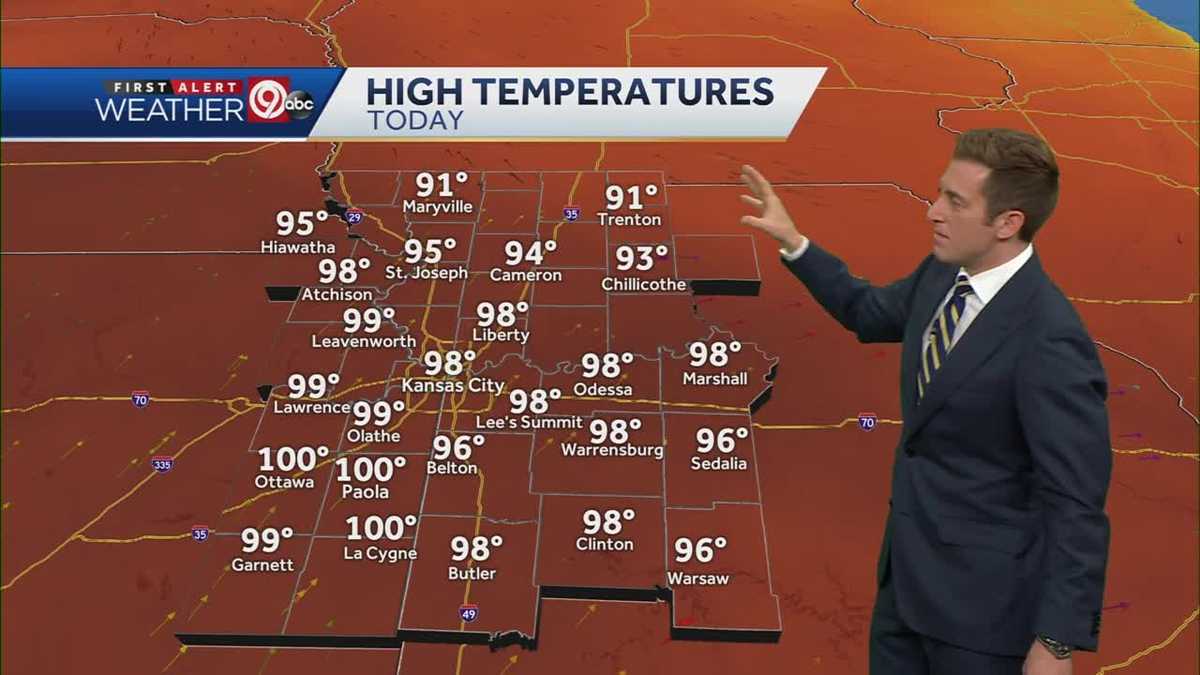 KANSAS CITY WEATHER: Record heat expected today