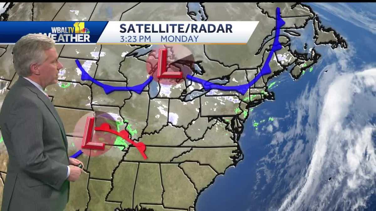 Partly cloudy, chilly Tuesday