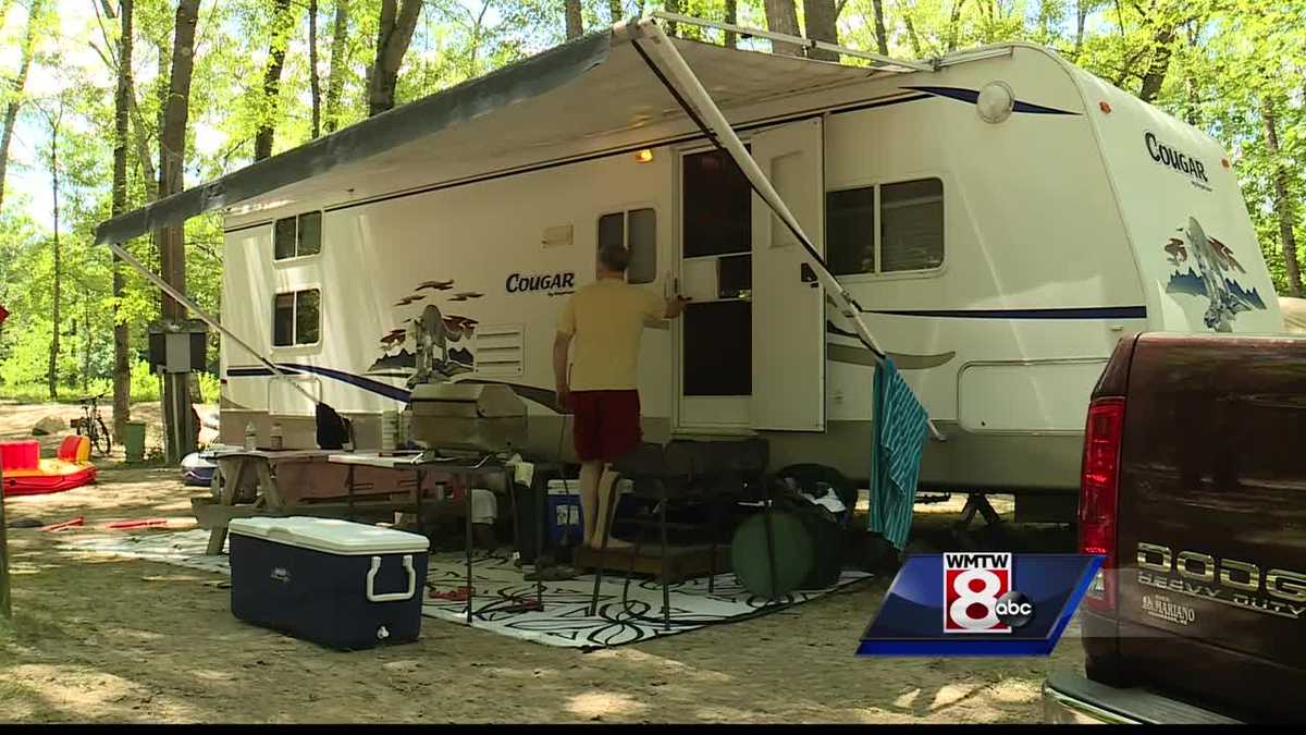 Campgrounds still drying out after flash flooding from Saturday storms