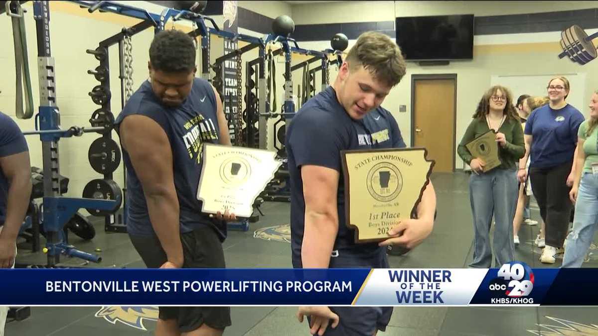Winner of the Week: Bentonville West powerlifting program