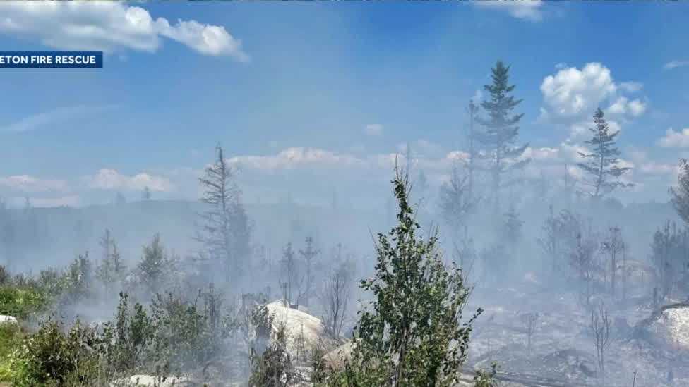 NH wildfire possibly sparked by range shooting, officials say
