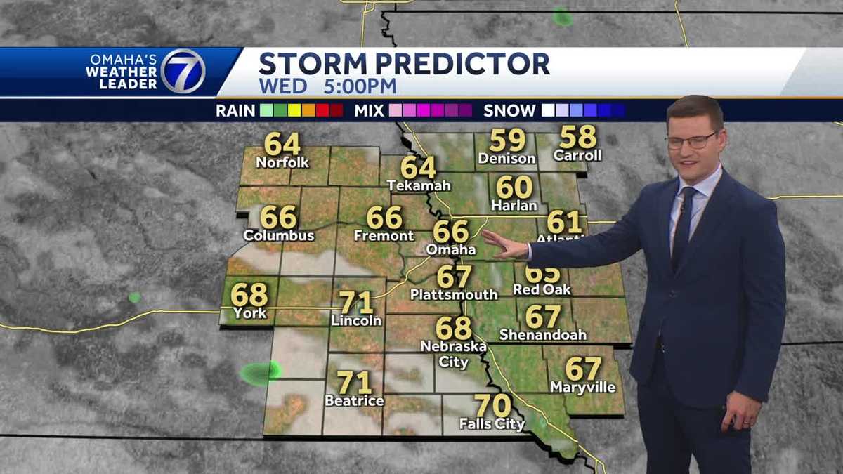 Omaha morning weather forecast for Wednesday, May 21