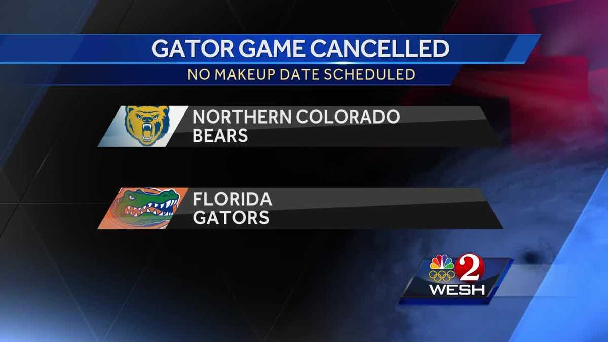 Florida Gators' Northern Colorado game canceled, officials say