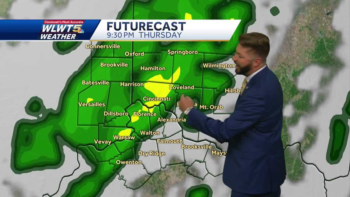 Mild today before Thursday showers