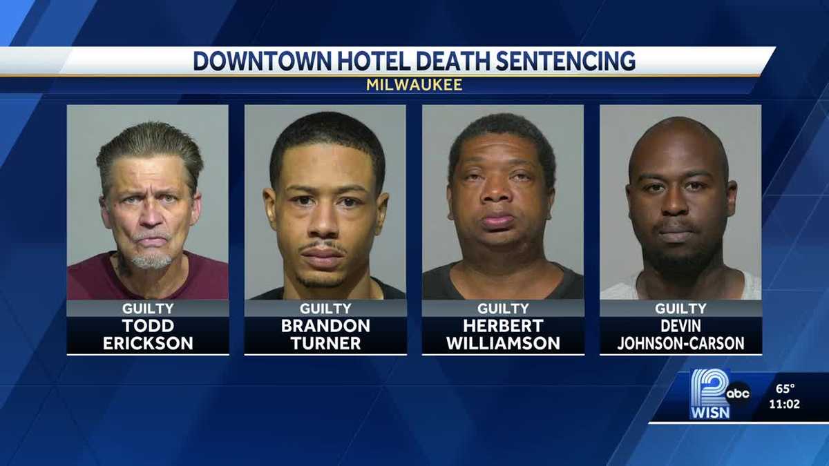Former hotel employees face sentencing in Milwaukee man's death