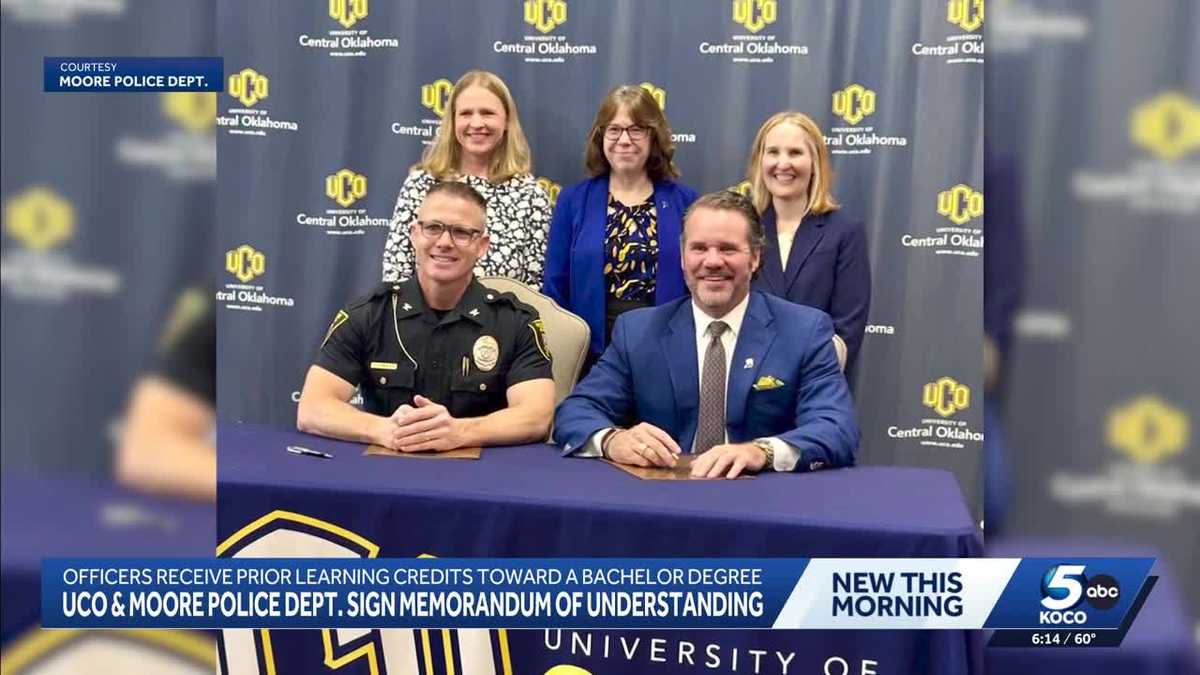 UCO and Moore Police Department announce new partnership