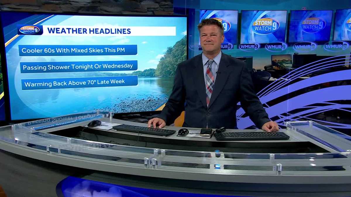 NH forecast video: Cooler day with possible showers later
