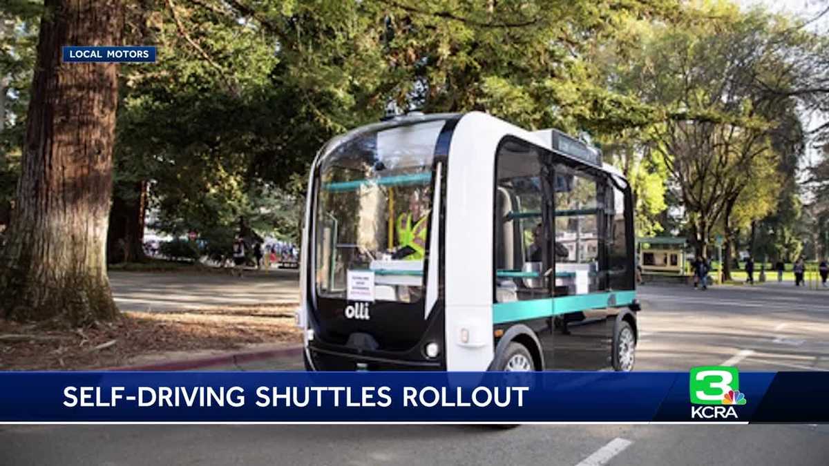 Sac State's Olli Autonomous Vehicle Shuttle Service Begins Today