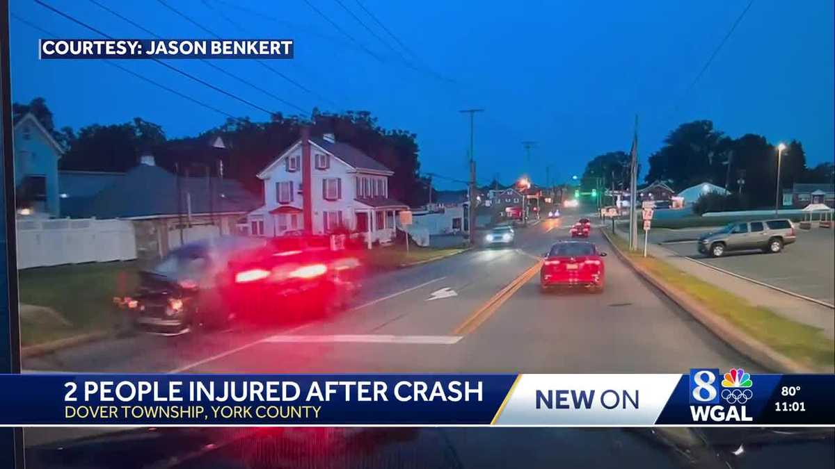 York County, Pennsylvania: Violent crash caught on camera