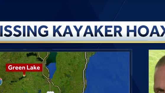 'It was a hoax': Sheriff on missing Wisconsin kayaker