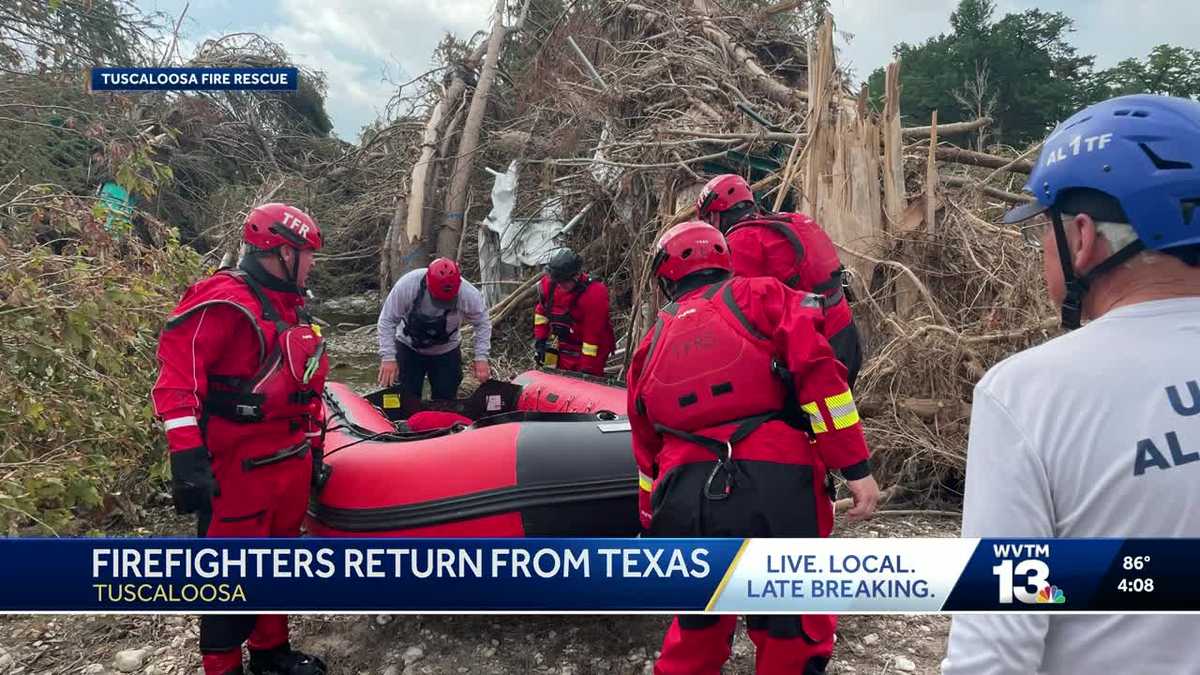 Tuscaloosa team aids Texas flood rescue, returns home