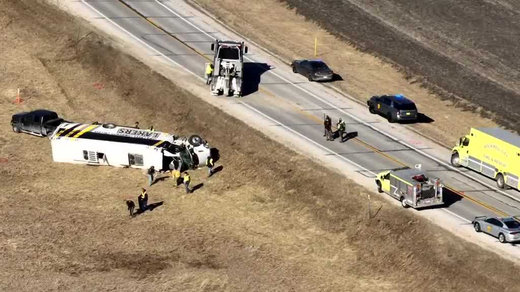 Vigil held as Iowa Lakes reels from fatal bus crash