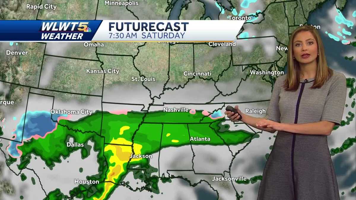 Dry today; Mostly dry this weekend