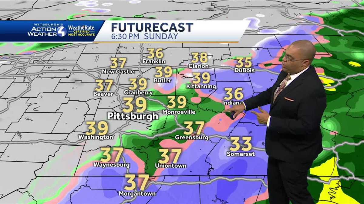 Impact Day Sunday: Rain, falling temperatures, and change to snow