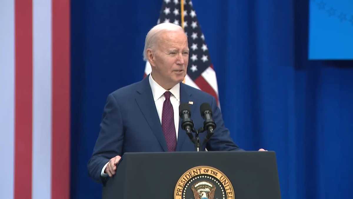Full video: President Biden speaks on health care costs in Goffstown