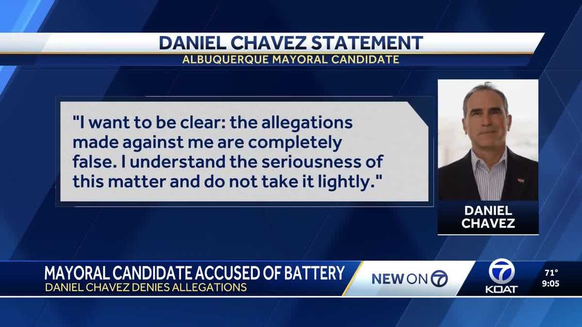 Albuquerque mayoral candidate Daniel Chavez denies battery allegations