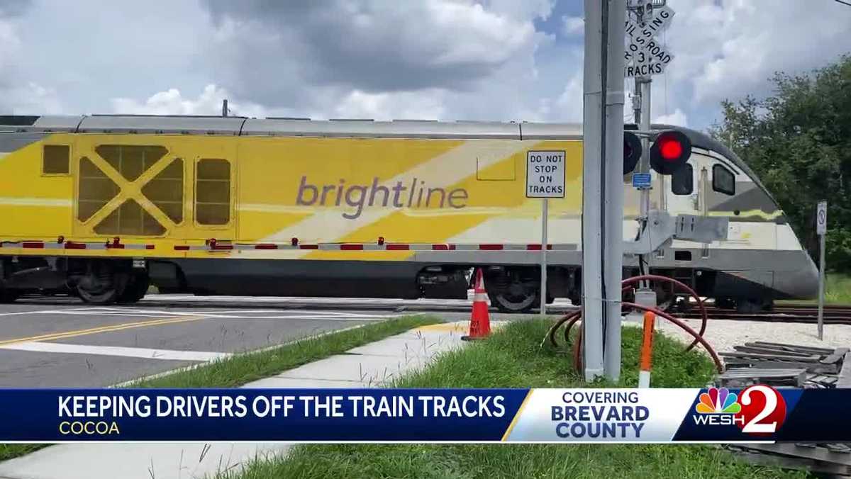 Cocoa police, Brightline crack down on drivers stopping on train tracks