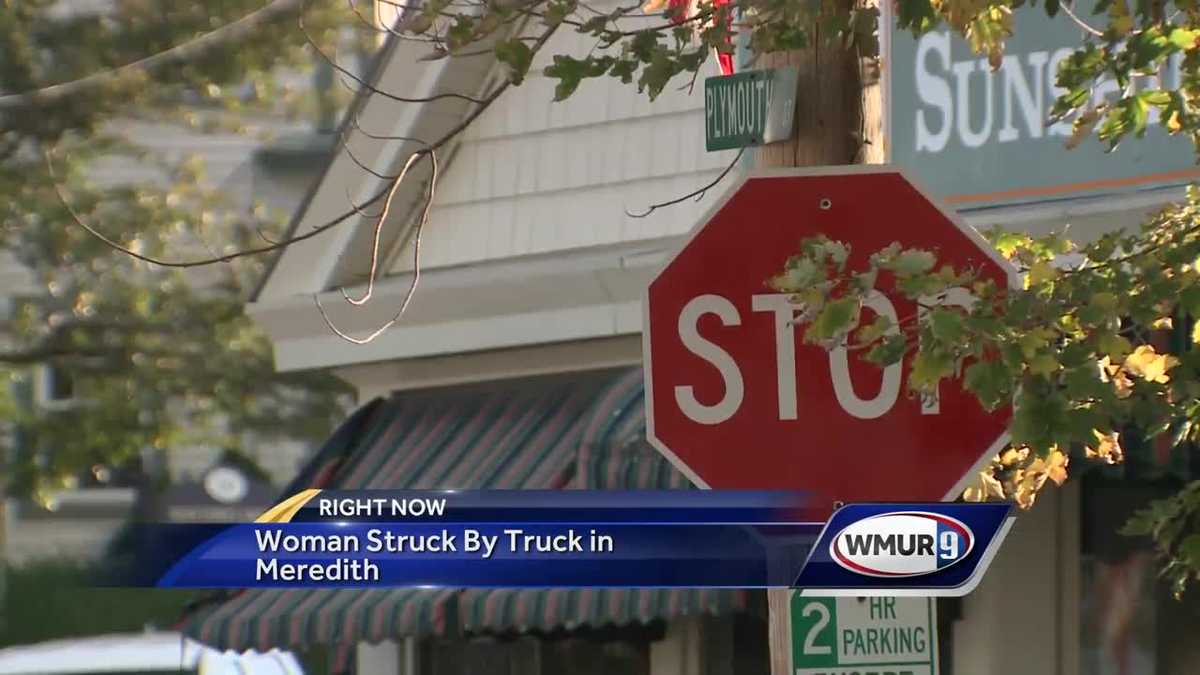 35-year-old woman hit by truck in Meredith