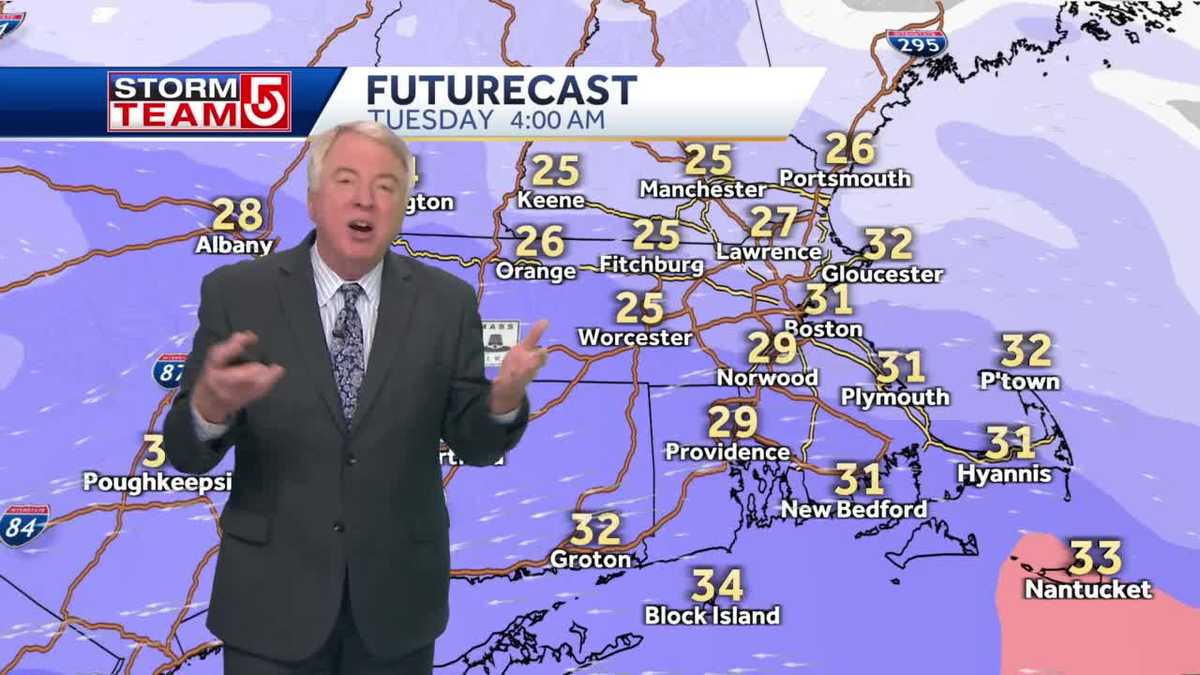 Video: Snowy morning commute ahead; here's when storm will fade