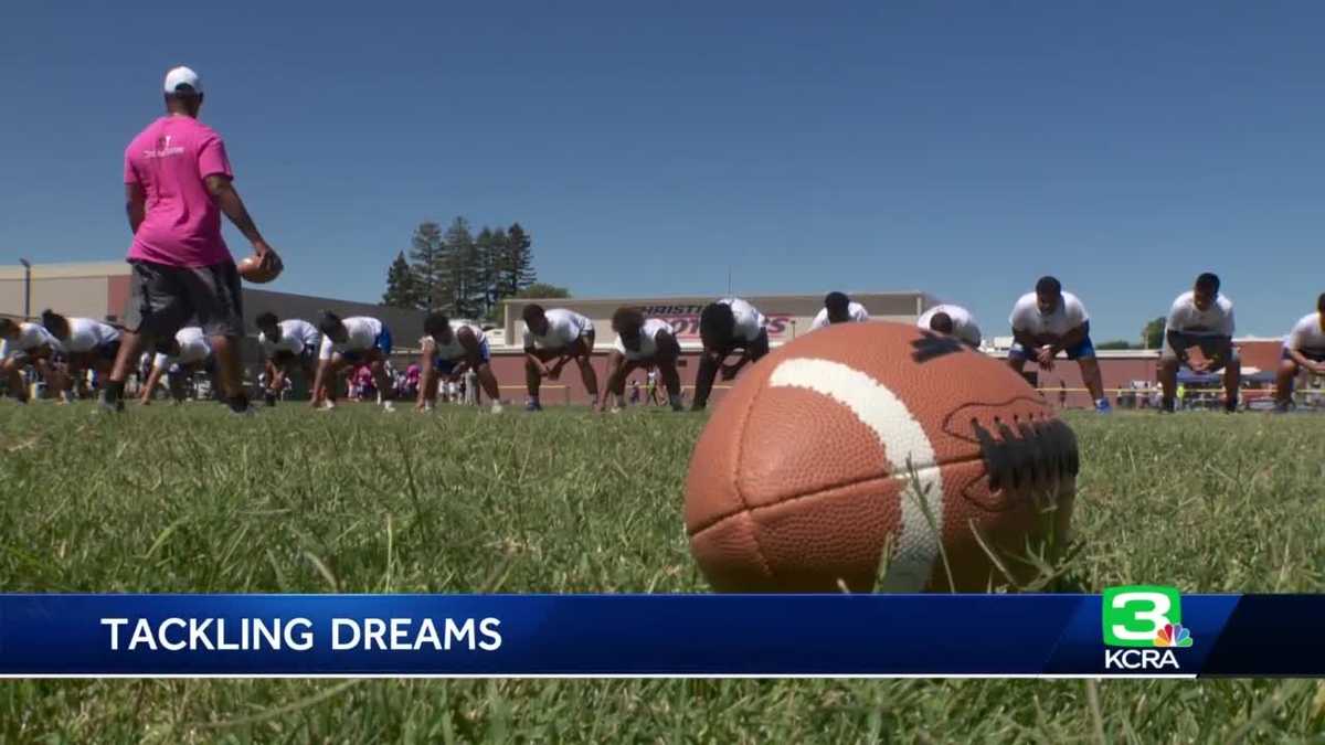 Hundreds attend free NFL Football Camp in Sacramento