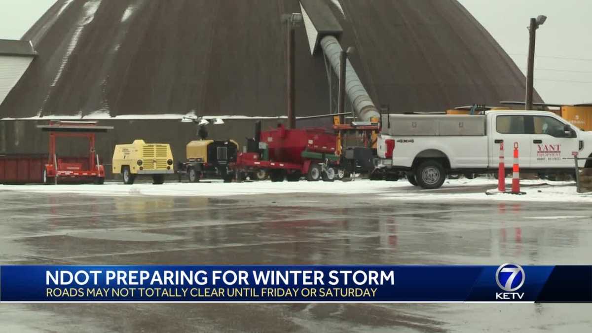 Nebraska Department of Transportation planning for winter storm