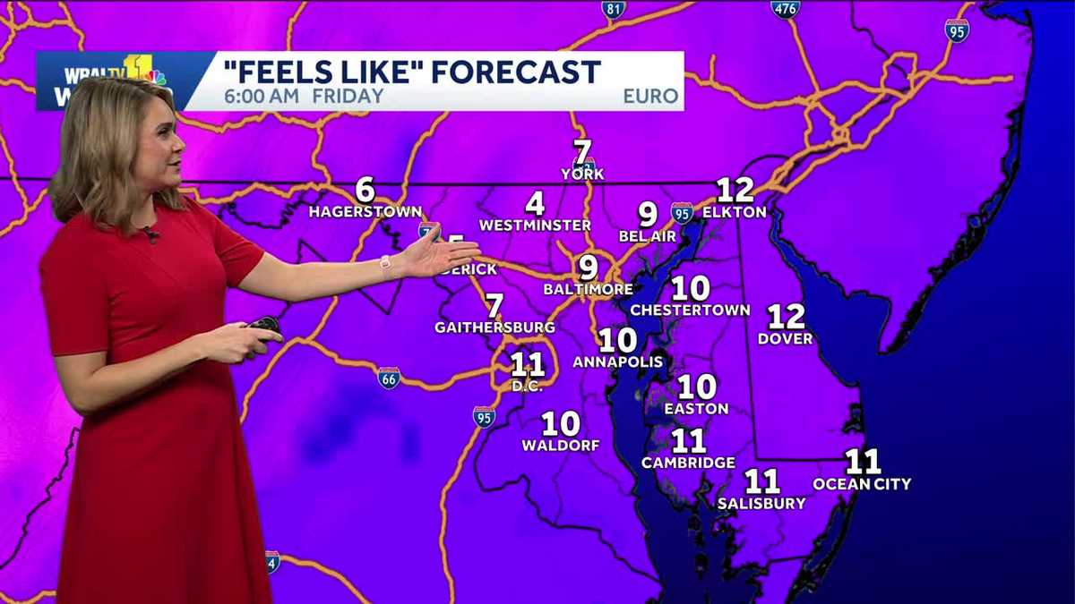 Baltimore Weather: Frigid Winds Continue into Friday
