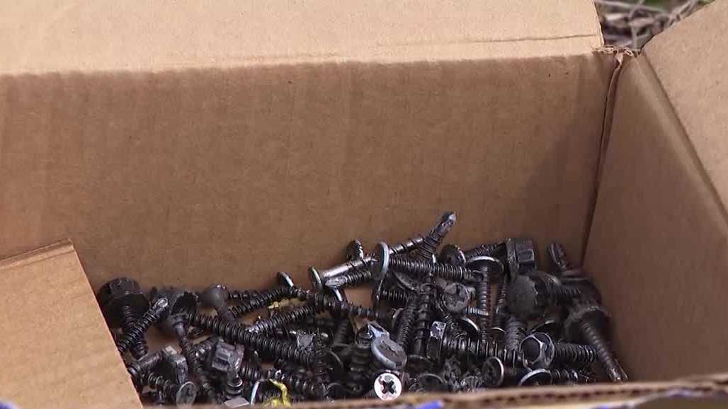 Florida residents suspect deliberate tire damage from screws, nails