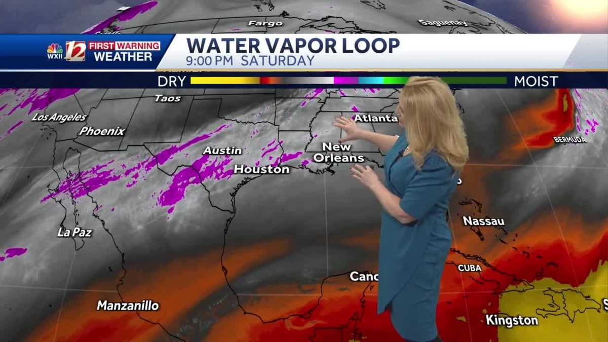 Stray Sunday showers, & a warming trend brings near record highs