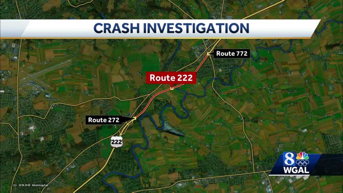 Police investigate crash on 222 southbound in Lancaster County