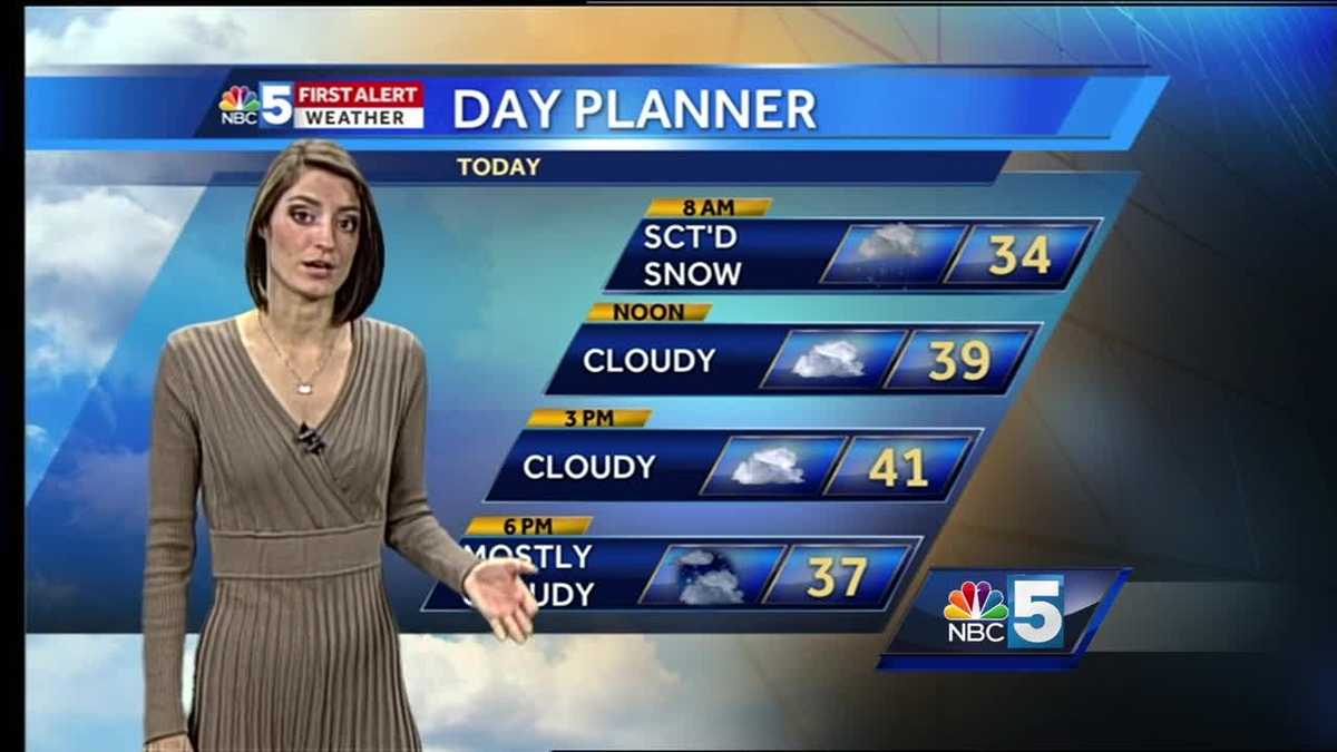 Video: Light, scattered snow & rain in coming days 12/07/16
